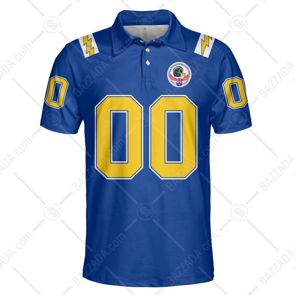 POLO and JERSEY PERSONALIZE NAME and NUMBER 1984 San Diego Chargers ...