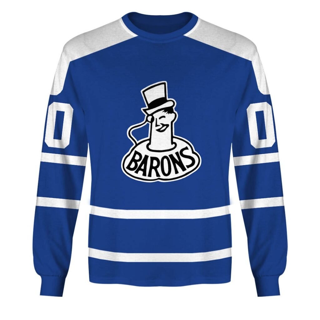 Customize Hoodie, Mask Hoodie Vintage AHL Cleveland Barons 1963 Retro ...