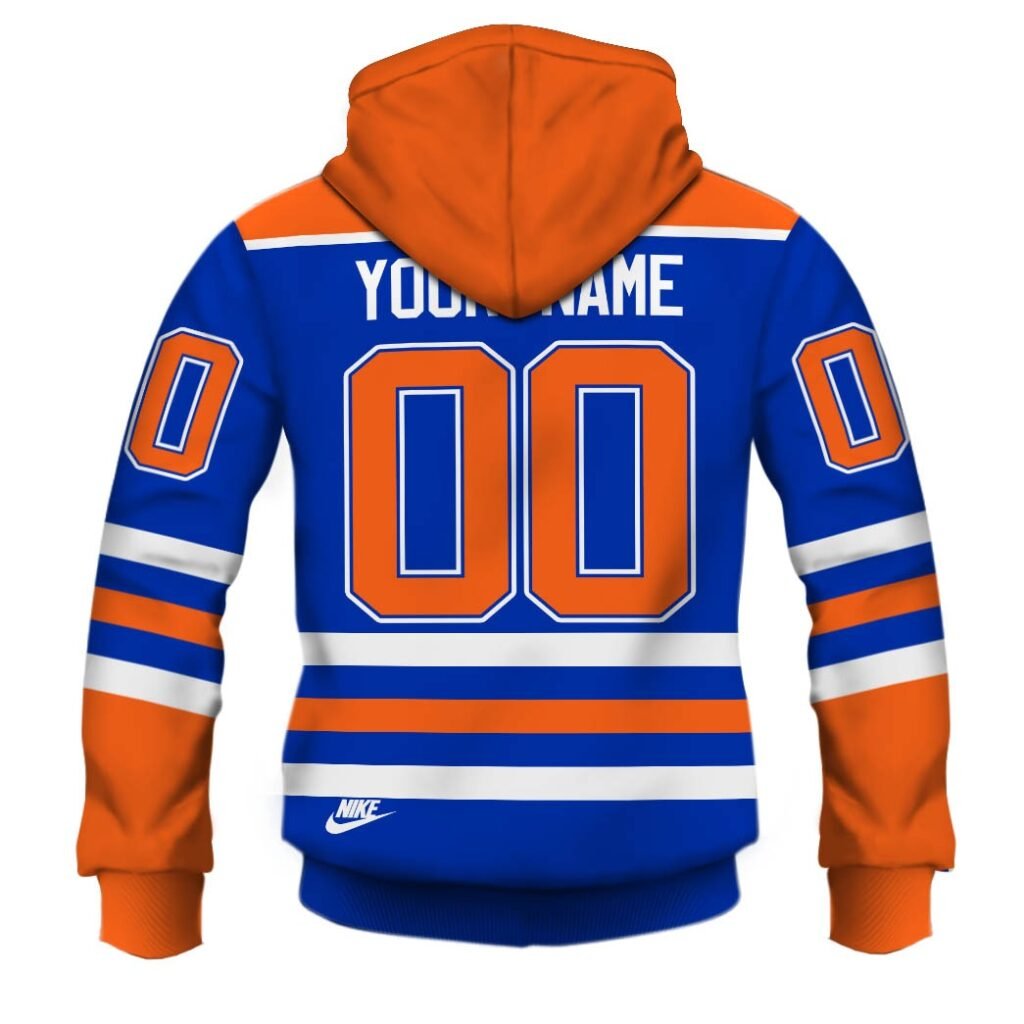 Personalized Edmonton Oilers 80s Throwback Vintage Hockey Away Jersey ...