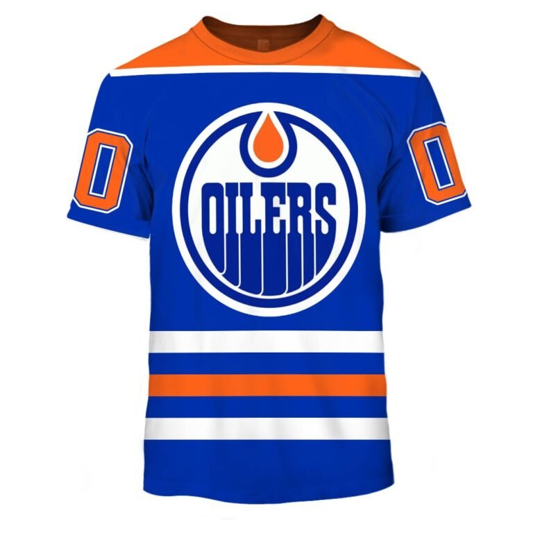 Personalized Edmonton Oilers 80s Throwback Vintage Hockey Away Jersey ...