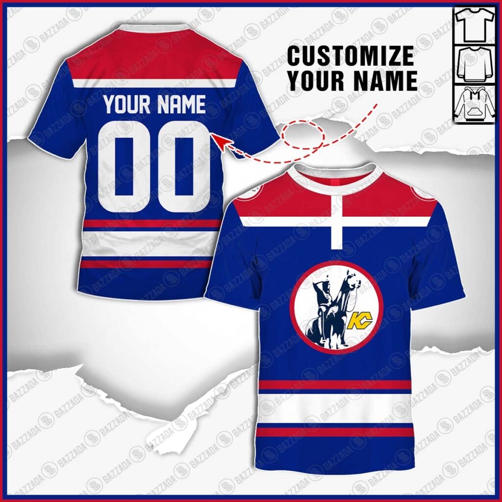 Personalized name and number Vintage NHL Hockey Kansas City Scouts ...